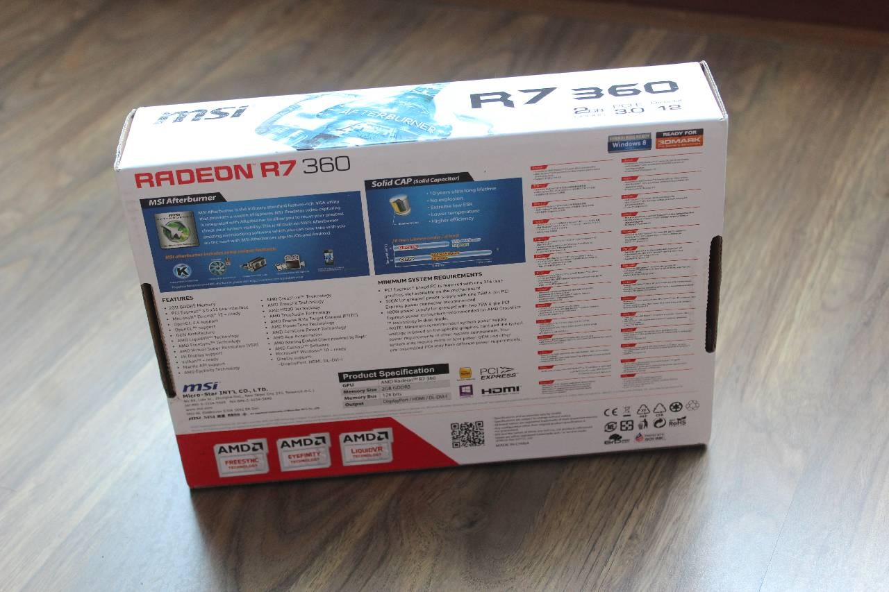 MSI R7 360 2GD5 OC - "Chú lính chì" tí hon