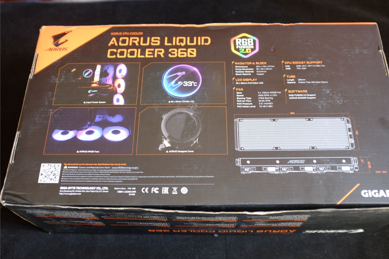 AORUS Liquid Cooler 360 – Đánh Giá Gaming Gear