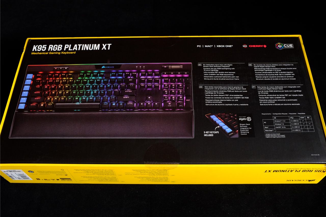 Corsair K95 RGB Platinum XT – Đánh Giá Gaming Gear