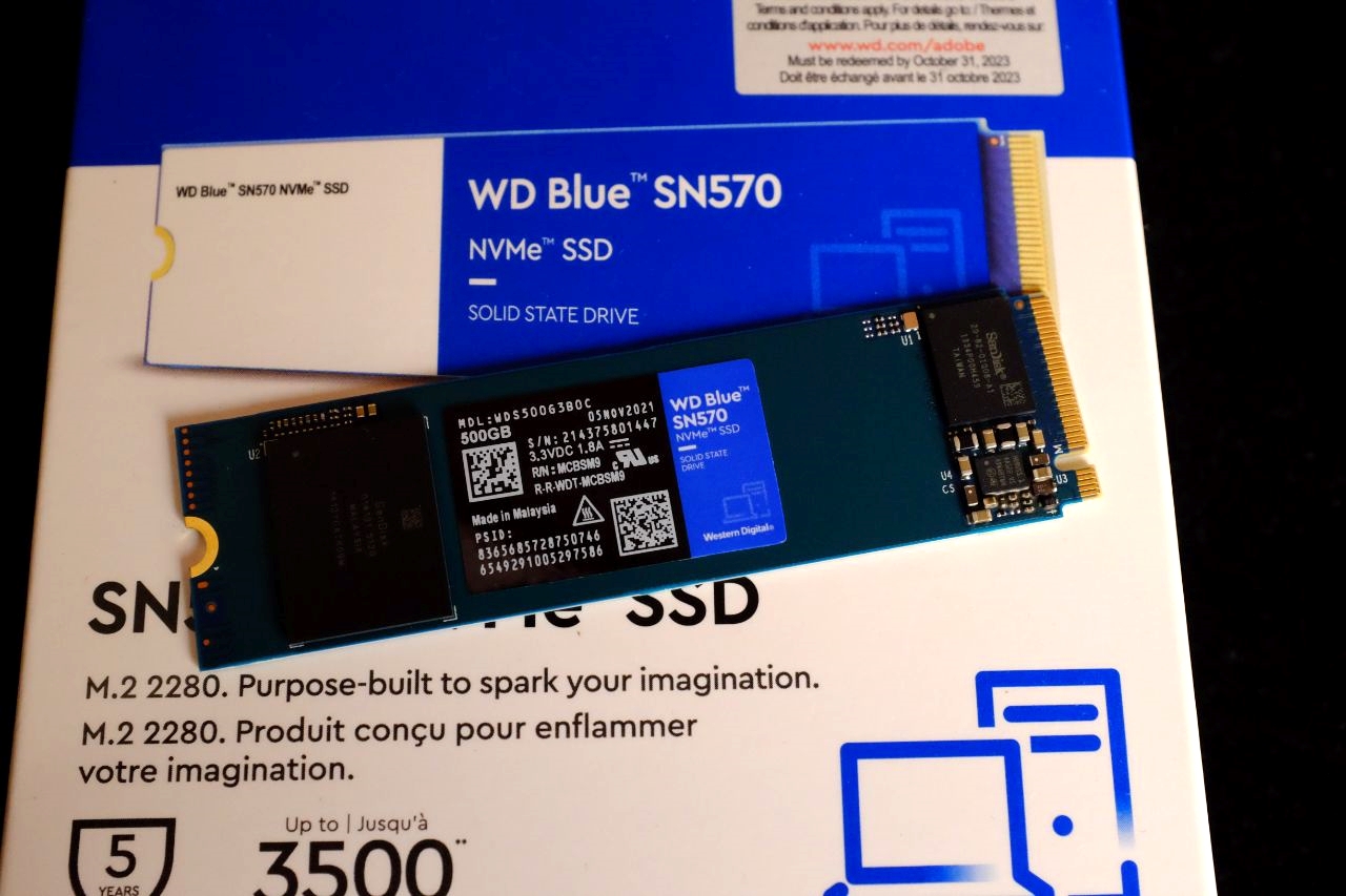 Western Digital WD Blue SN570 500GB - Đánh Giá Gaming Gear