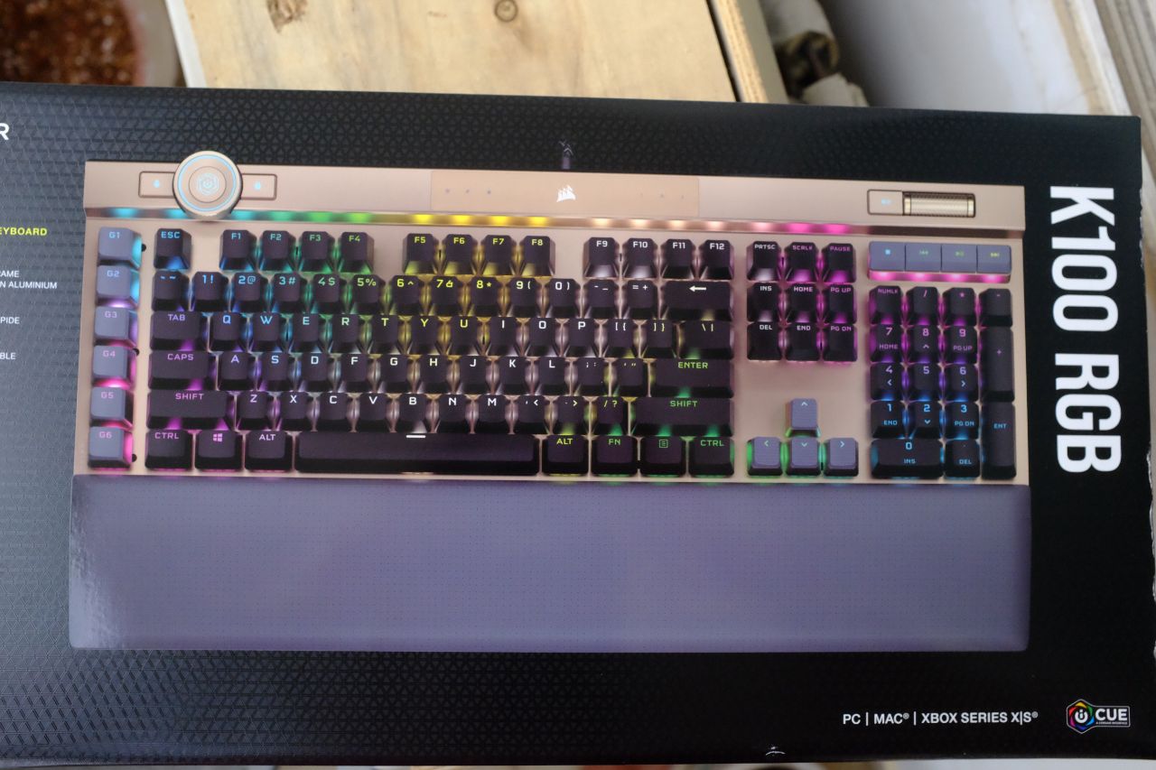 Corsair K100 RGB Midnight Gold - Đánh Giá Nhanh