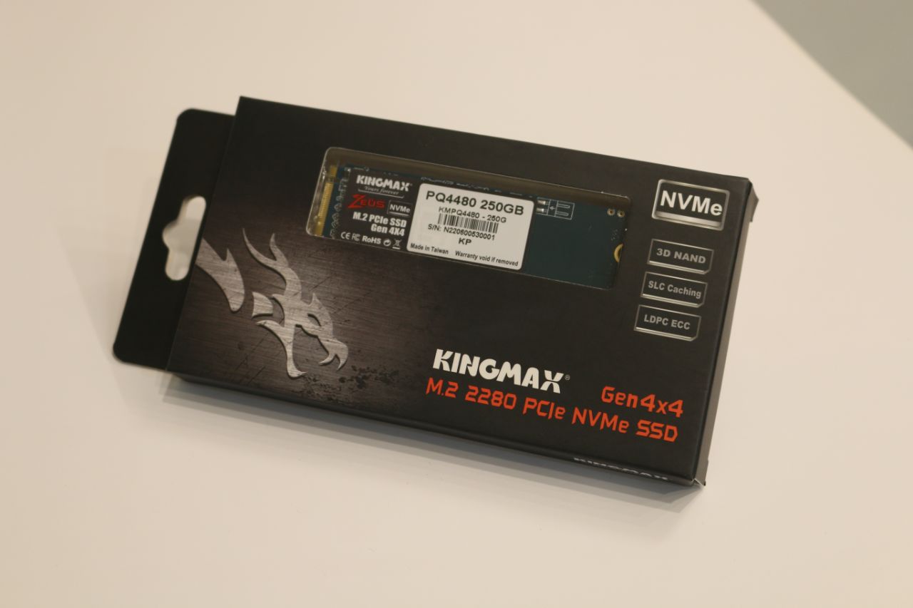 KINGMAX PQ4480 Gen4x4 SSD 250GB - Đánh Giá Gaming Gear