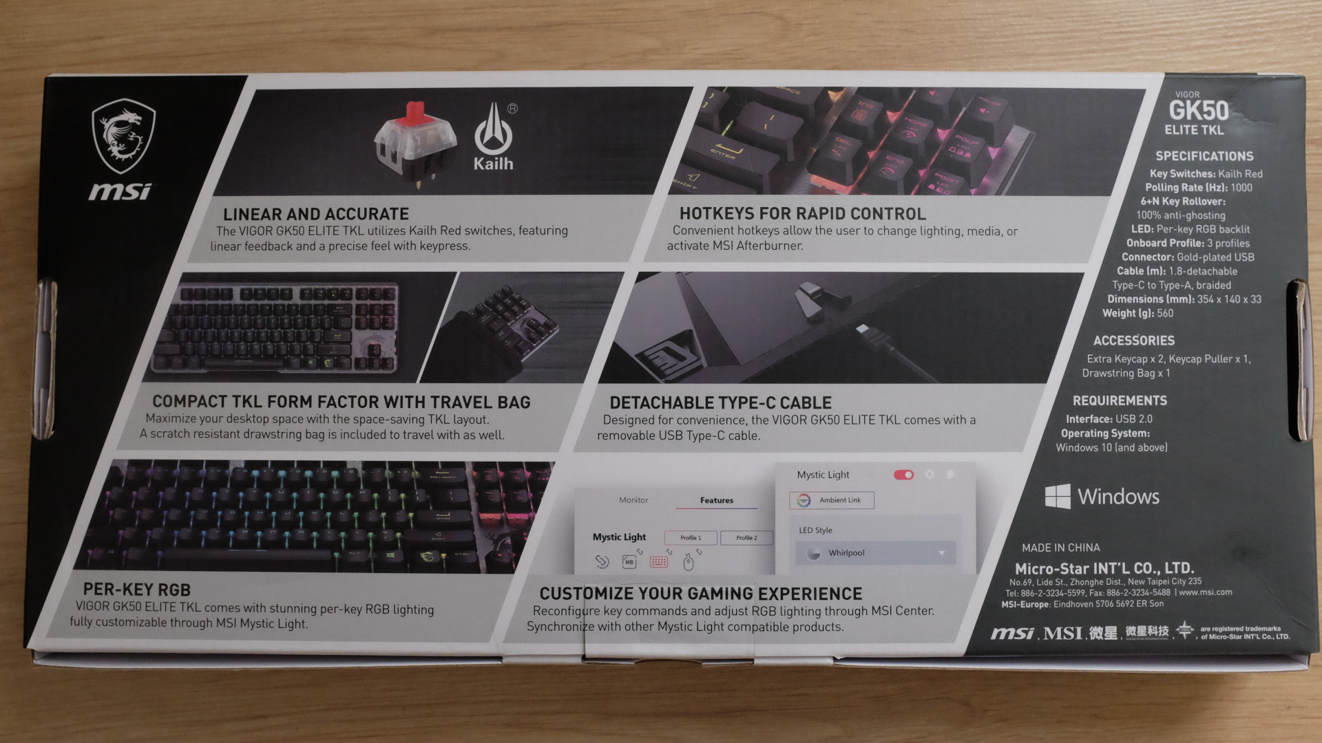 MSI Vigor GK50 Elite TKL - Đánh Giá Gaming Gear