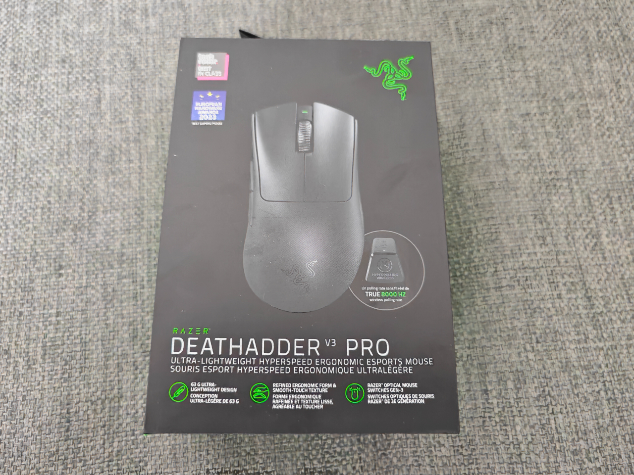 Razer DeathAdder V3 Pro Wireless True 8000Hz 2024 - Đánh Giá Gaming Gear
