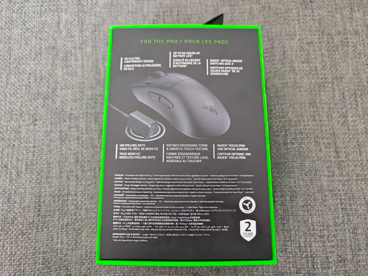 Razer DeathAdder V3 Pro Wireless True 8000Hz 2024 - Đánh Giá Gaming Gear